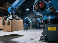 China Yaskawa GP110 Palletizing Arm on Linear Track with 2236 mm Reach for sale