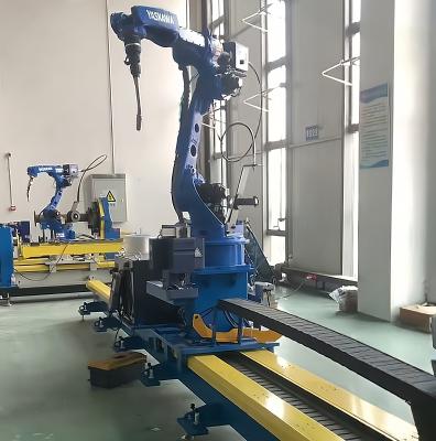 China Yaskawa AR2010 Seam Tracking Welding Cell with Linear Axis Travel for sale