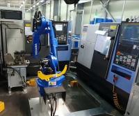 China Yaskawa GP50 Machine Tending Cell with Gripper and Linear Axis for sale