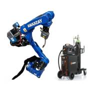 China 6 Axes Arc Welding Robotic with RD350S Welding Machine Dresspack Rotary Positioner Yaskawa AR1440 Robot Workstation for sale