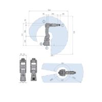 China Yaskawa GP8 Packing Robot with 8 kg Payload and 727 mm Reach for sale