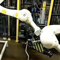China High Load Stable Handling Kawasaki RS050N 50kg 2050mm 6Axis Robot Arm for Metal Pipe Loading Unloading & Transporting for sale