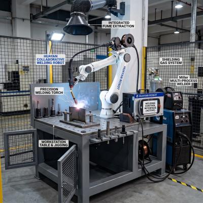 China Huayan E3 6-Axis Collaborative Welding Robot Industrial Robotic Welding Workstation for sale