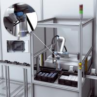 China AI-driven Universal Robot UR12e Cobot Match Customized Pneumatic Fixture Intelligent for sale