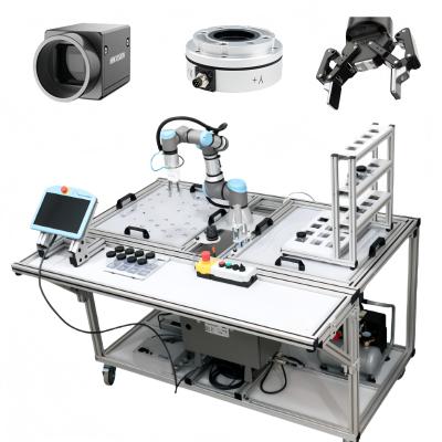 China Desktop UR3e Cobot 3kg Payload Compact Benchtop Robot 360° Wrist Rotation Agile Manufacturing for Light Assembly PCB Tasks for sale