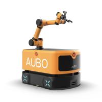 China High Precision 300kg AUBO-AMR300 Autonomous Mobile Cobot Dual-wheel Differential Drive 2 Units Lidar Multi-axis Collaborative for sale