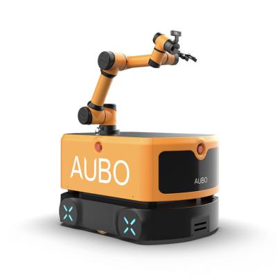 China High Precision 300kg AUBO-AMR300 Autonomous Mobile Cobot Dual-wheel Differential Drive 2 Units Lidar Multi-axis Collaborative for sale