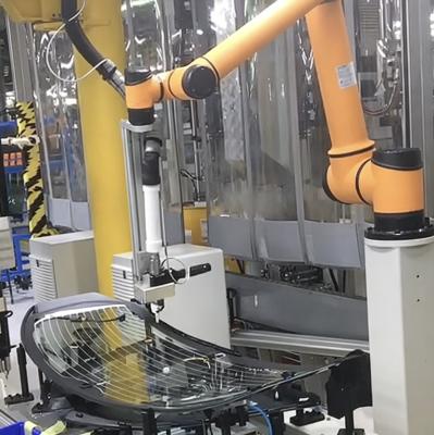 China High Precision CE Certified in Stock AUBO I10H 10kg 1350mm 6Axis Cobot Robotic Arm with Glue Dispenser for Auto Window Sealing for sale