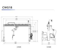 China CWG18 CWF18 6-Axis 20KG Payload Gantry Floor Rail Cobot Welding Station Long Seam Large Workpiece Automatic Welding Workstation for sale