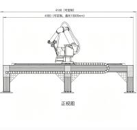 China CWG18 CWF18 6-Axis 20KG Payload Gantry Floor Rail Cobot Welding Station Long Seam Large Workpiece Automatic Welding Workstation for sale