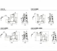 China Portable CWC Cart Type Mobile Collaborative Robot Welding Workstation CWC13 18 6-Axis IP68 380V Flexible On-site Automatic Robot for sale