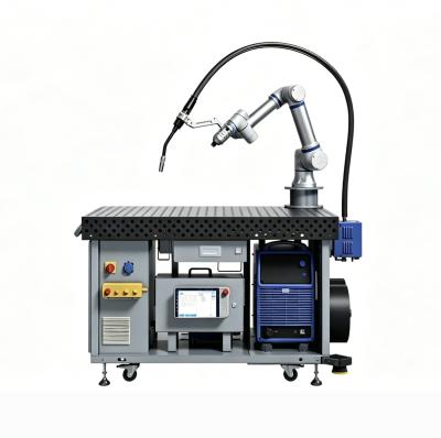 China 2026 Elite CWT13/18 Collaborative Robot Welding Workstation 6-Axis Floor Welding Cobot Small Precision Parts Arc Welding 6KG for sale