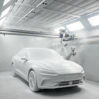 China Unmanned Auto Paint Spraying Robotic Equipment One Key Operation 3DVision Digitization Consistent Whole Car Spraying Performance for sale