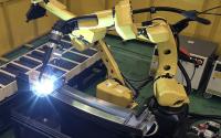 China Fanuc M10iD 12 Six Axis Welding Robot for 80 mm Steel Pipe Joints for sale