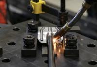 China Fanuc M10iD 12 Six Axis Welding Robot for 80 mm Steel Pipe Joints for sale