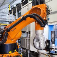 China KUKA 6-axis Robot KR 500 R2830 MT KUKA Handling Robot Applied in the Sheet Metal Parts Handling Industry for sale