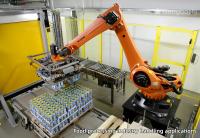China KUKA Robot Palletizing System - Automated Material Handling Solution for Logistics, Warehousing and Production Line Integration for sale