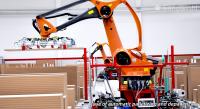 China KUKA Robot Palletizing System - Automated Material Handling Solution for Logistics, Warehousing and Production Line Integration for sale