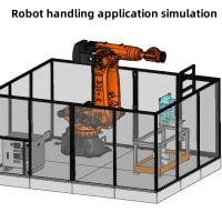 China KUKA Robot Palletizing System - Automated Material Handling Solution for Logistics, Warehousing and Production Line Integration for sale