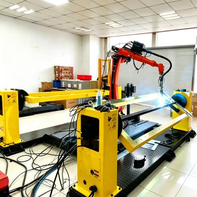 China KUKA KR16 R2010-2 Six Axis Welding Robot Workstation for Auto Parts for sale