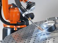 China KUKA KR16 R2010-2 Six Axis Welding Robot Workstation for Auto Parts for sale