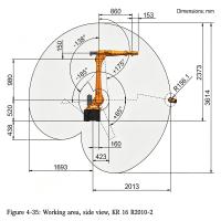 China KUKA KR16 R2010-2 Six Axis Welding Robot Workstation for Auto Parts for sale