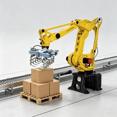 China Heavy Duty Fanuc Universal Handling Robot Industry Steel Workshop Logistic Warehouse Complete Smart Factory Turnkey Solution for sale