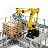 China Fanuc M410iC Heavy Duty Palletizing Robotic Arm 4Axis Industrial Bag Palletizing Material Handling Logistic Automatic Production for sale