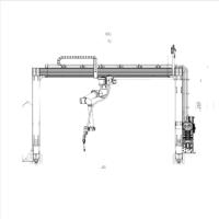 China Gantry-type CNGBS Integrated Cobot Welding Workstation CWG18 Arm Span 1800mm 4M Mobile Gantry Large-sized Workpieces Welding for sale