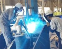 China Gantry-type CNGBS Integrated Cobot Welding Workstation CWG18 Arm Span 1800mm 4M Mobile Gantry Large-sized Workpieces Welding for sale