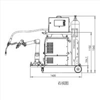 China Flexible Deployment CNGBS Integrated Cobot Welding Workstation CWC13 Working Radius 1304mm Standard Magnetic Mounting for sale