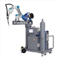 China Horizontally Rotating Extension Arm CNGBS Integrated Cobot Welding Workstation CWC18 Wider Coverage Higher Welding Efficiency for sale