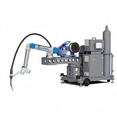 China China Collaborative Robot Trolley-Type Welding Cell Cngbswc18 with Magnetic Base and AOTAI Power for Steel Structure Welding for sale