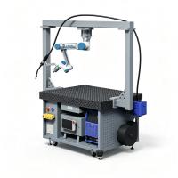 China GBSWP18 Integrated Welding Cobot Station, Built-in 500kg L-Type 2-Axis Positioner, Complete Turnkey Robotic Welding Workstation for sale