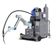 China GBSWP18 Integrated Welding Cobot Station, Built-in 500kg L-Type 2-Axis Positioner, Complete Turnkey Robotic Welding Workstation for sale