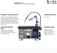 China CNGBS GBSWT13 GBSWT18 Expandable Cobot Welding Workstation 12kg with 3D Flexible Table Plug-and-Play Welding Unit for sale