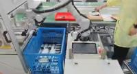 China AUBO C5 Six Axis Cobot for Razor Transfer and Quality Inspection for sale