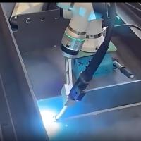 China CNGBS  Collaborative Robot Magnetic Base Welder Torch Hand Guiding Weld As You Go Trolley Mounted Welding Robot Workstation for sale