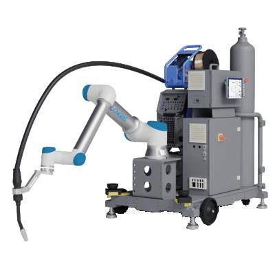 China GBSWC18 Mobile Welding Cobot Trolley 6 Axis MIG MAG Collaborative Robotic Arm 6kg 1800mm Reach for Metal Fabrication for sale