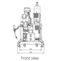 China GBSWC18 Mobile Welding Cobot Trolley 6 Axis MIG MAG Collaborative Robotic Arm 6kg 1800mm Reach for Metal Fabrication for sale