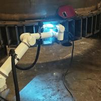 China GBSWC18 Mobile Welding Cobot Trolley 6 Axis MIG MAG Collaborative Robotic Arm 6kg 1800mm Reach for Metal Fabrication for sale