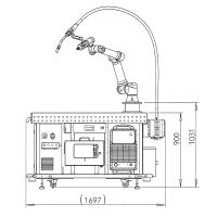 China CNGBS GBSWT18 Cobot Welding Station with 6 Axis Collaborative Robot 6kg Payload 1800mm Reach for Automatic Welding for sale