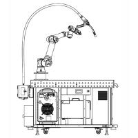 China GNGBS GBSWT12 6 Axis Collaborative Robot Mobile Welding Workstation for MIG MAG Automatic Welding Metal Fabrication for sale