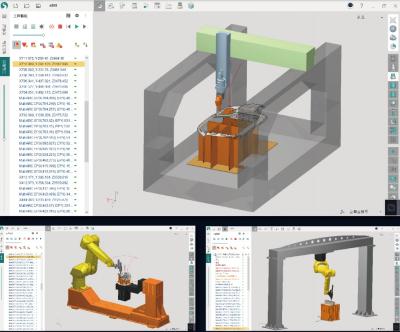 China Sprutcam Program Robotic Additive Manufacturing 3D Printing Cladding Welding Cutting for sale