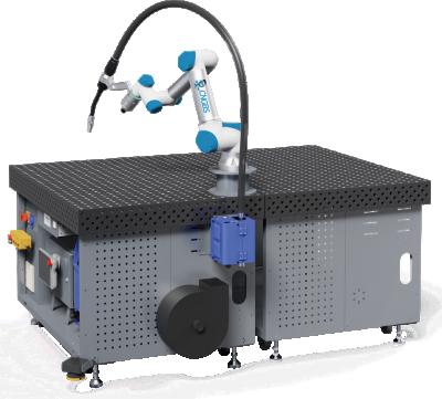 China CNGBS-CWT18 Medium Sized Workpiece Welding Platform 1M*2M 6kg Payload 1.8m Reach Desktop Automatic Cobot Welding System for sale