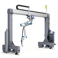 China CNGBS-CWG18 Large Workpieces 6kg Payload1.8m Reach Portable Convenient Gantry Frame Automatic Cobot Inversion Welding System for sale