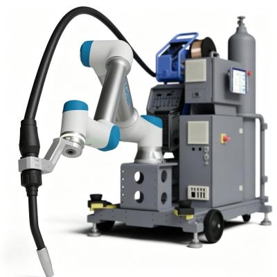 China CNGBS-CWC18 Oversized Workpieces 6kg Payload 1.8m Reach Trolley Plug and Play Automatic Welding Cobot System for sale