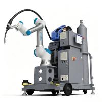 China CNGBS-CWC18 Oversized Workpieces 6kg Payload 1.8m Reach Trolley Plug and Play Automatic Welding Cobot System for sale