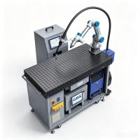 China CNGBS-CWT13 Small Sized Precision Workpieces Push Where Weld 12kg Payload 1304mm Reach Automatic Cobot Welding Workstation for sale