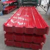 China Color Coated Corrugated Zinc Steel Roofing Sheet 0.12-1.2mm Thickness 600-1500mm Width for sale